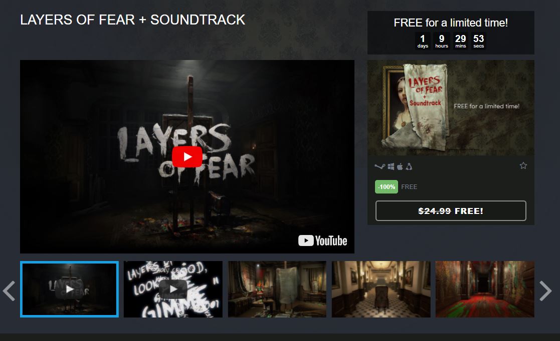 Game Horror – Layers of Fear Original kini GRATIS! • Jagat Play