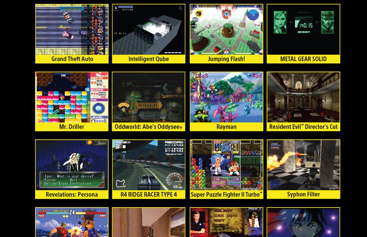 Sony Umumkan 20 Game Playstation Classic • Jagat Play