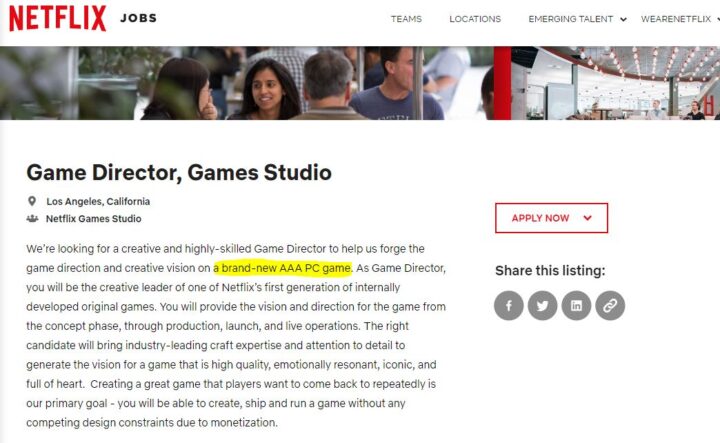 Netflix Kembangkan Game PC Dengan Budget AAA • Jagat Play