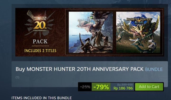 Bundle Monster Hunter: World + Monster Hunter Rise Cuma 180 Ribu Rupiah ...