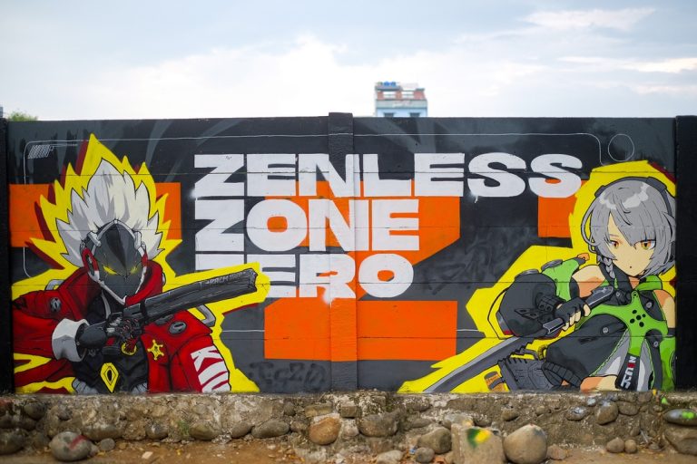 Karya Seniman Lokal, Inilah Graffiti Zenless Zone Zero di 19 Kota ...