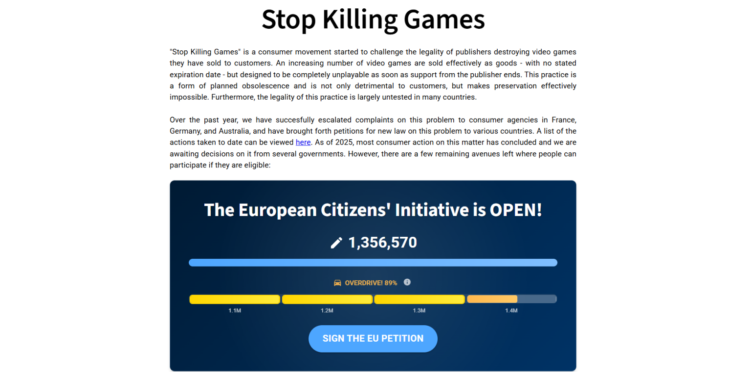 Petisi Stop Killing Game Dapat Dukungan Wakil Presiden Parlemen Eropa ...